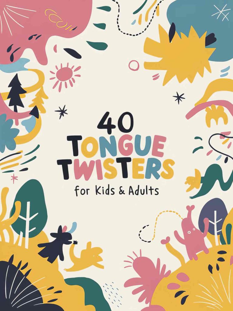 40 Tongue Twisters for Kids & Adults [Easy & Hard]